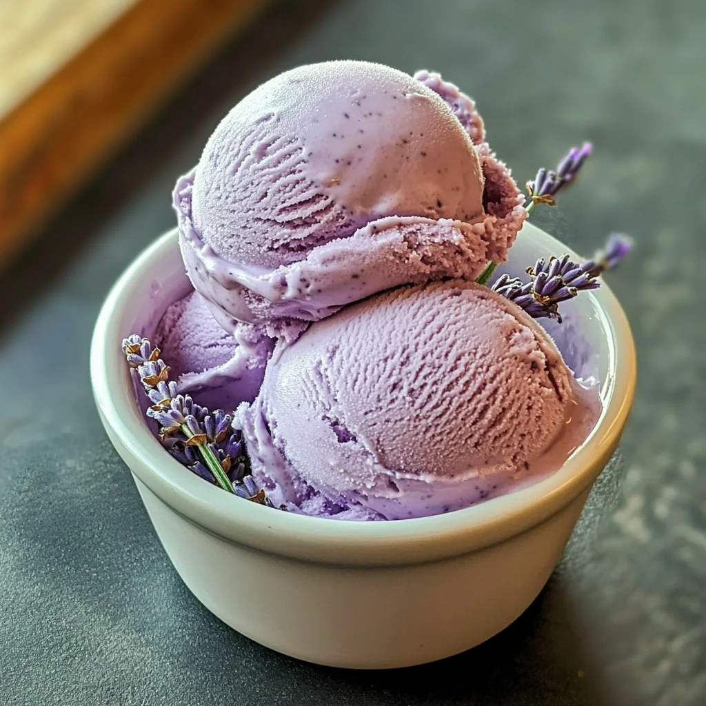 Lavender Ice Cream