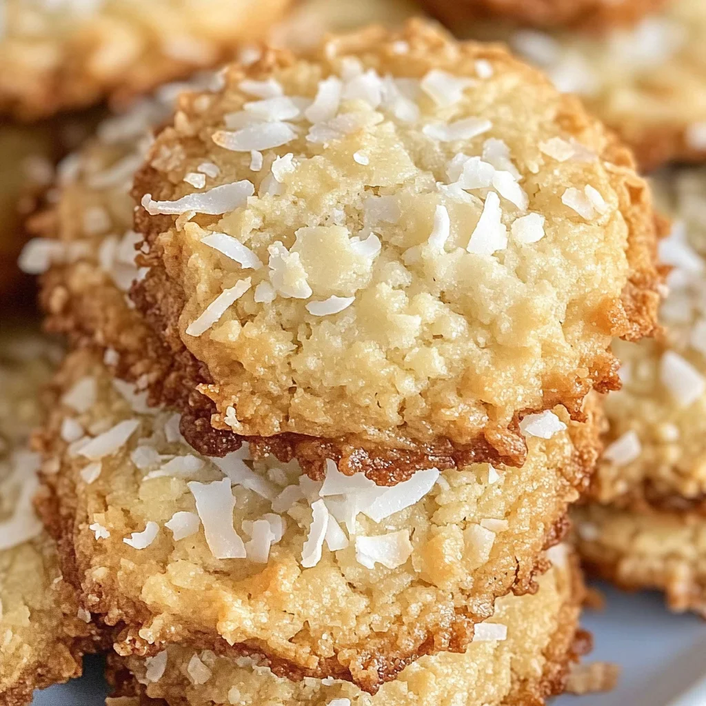 Chewy Coconut Cookies Recipe
