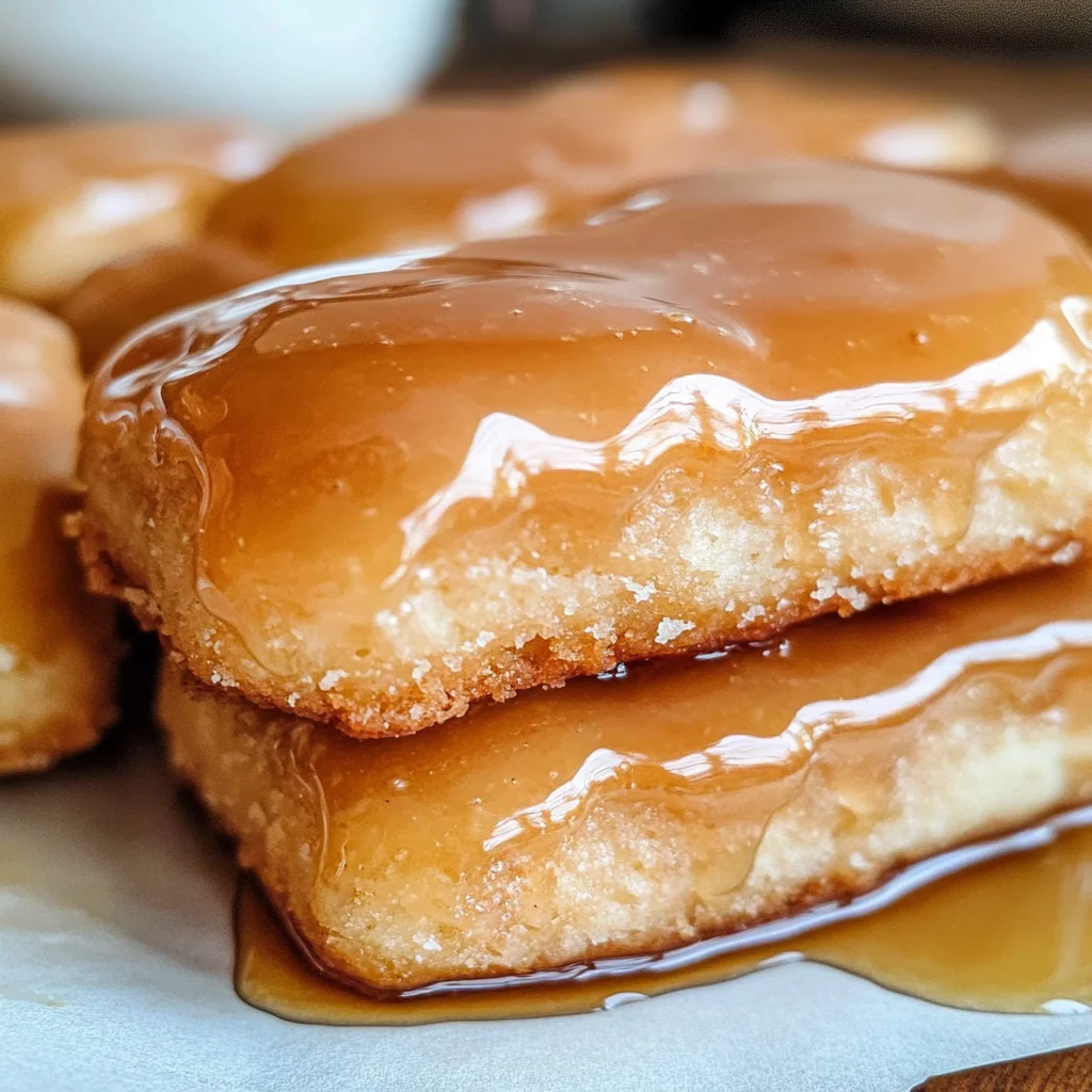 Soft Baked Maple Donut Bars
