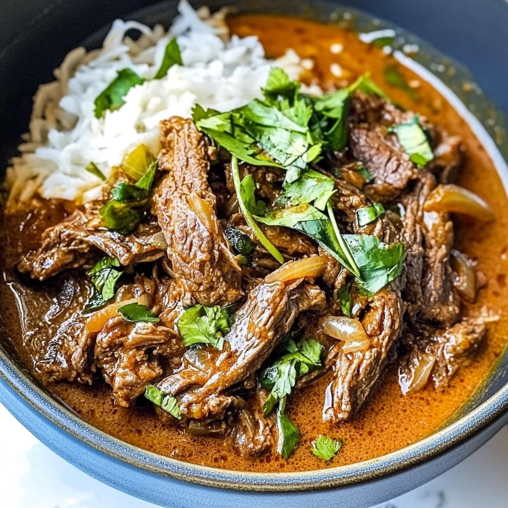 Coconut Red Curry Drip Beef